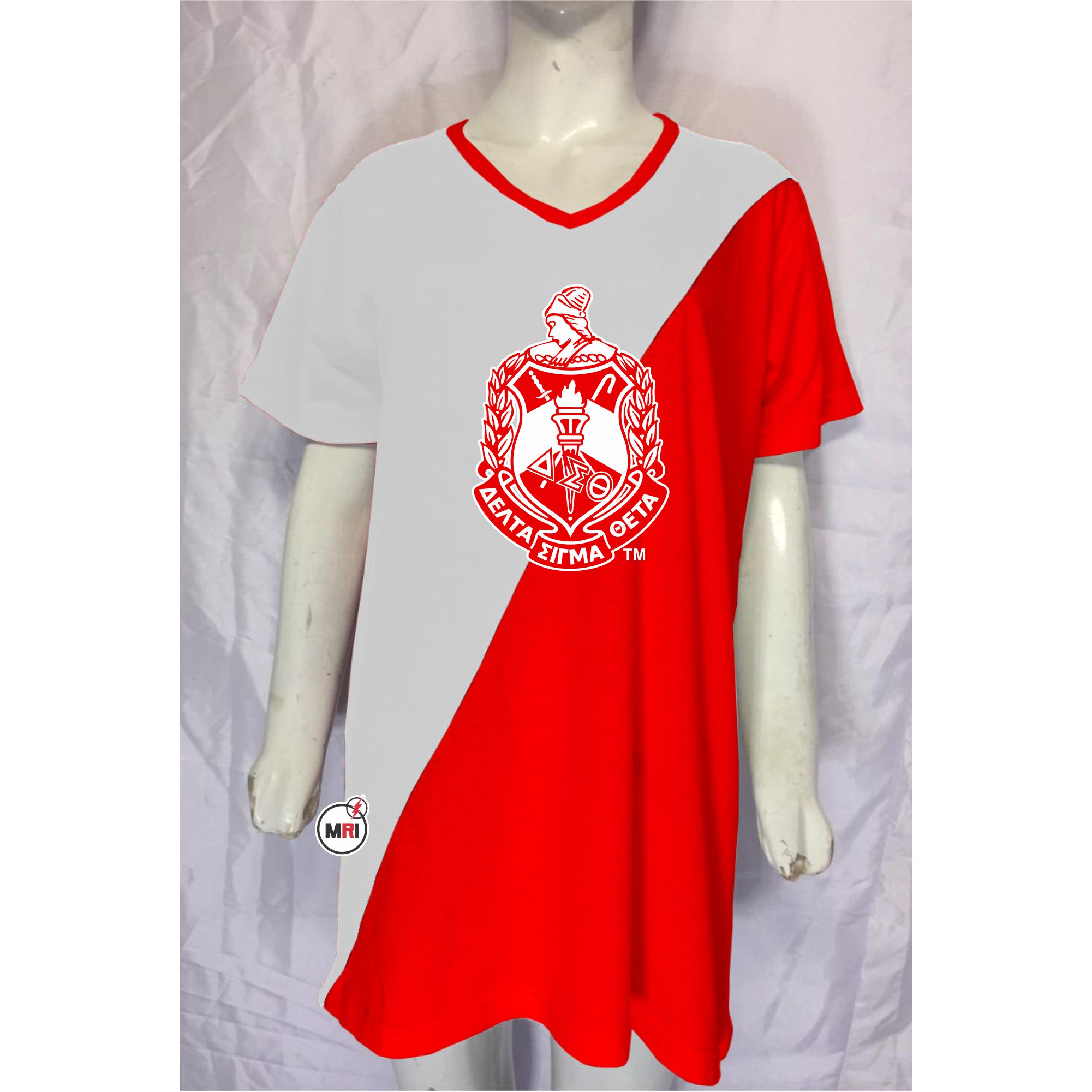 Delta Sigma Theta Two Tone T Shirt – Greek Apparel